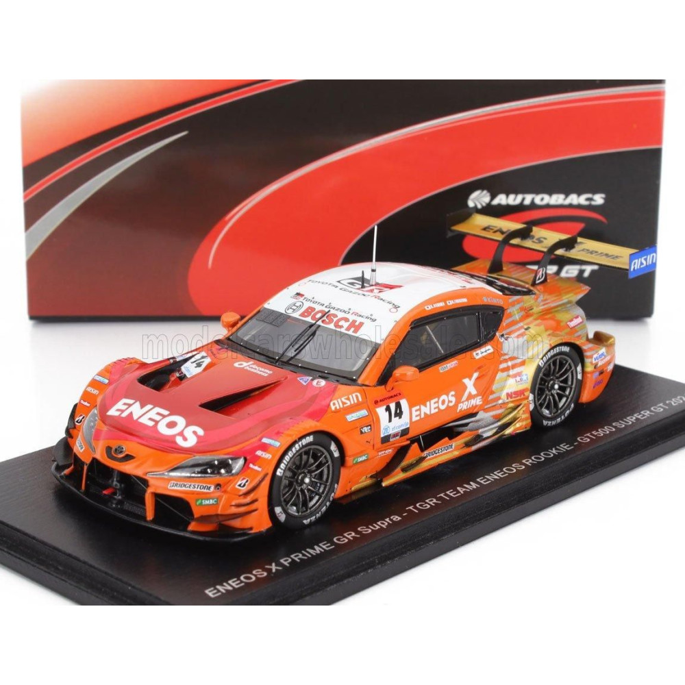 SPARK MODELL TOYOTA SUPRA GR CSAPAT ENEOS ÚJONÉV N 14 GT500 OSZTÁLY SUPER